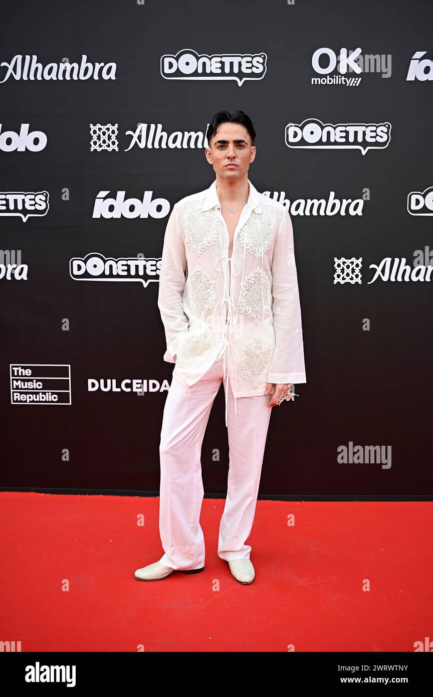 Influencer Luc Loren poses at the photocall of the 'Idol Awards 2024 ...