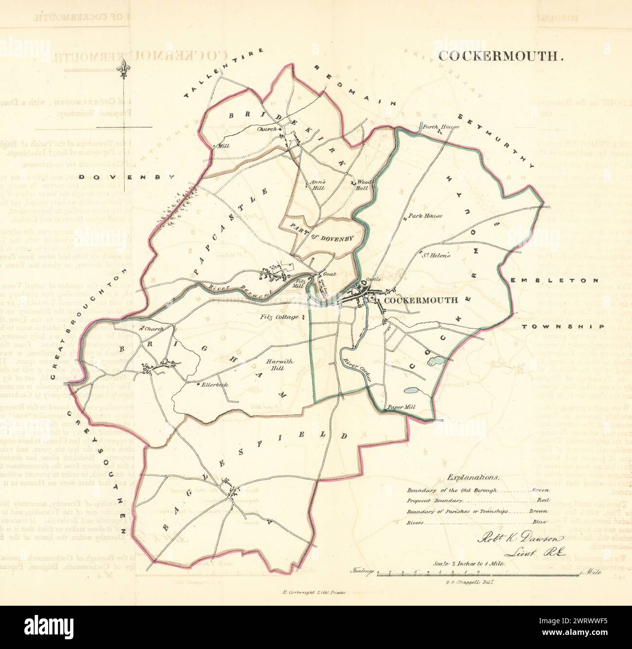 1832 reform act map hi-res stock photography and images - Alamy