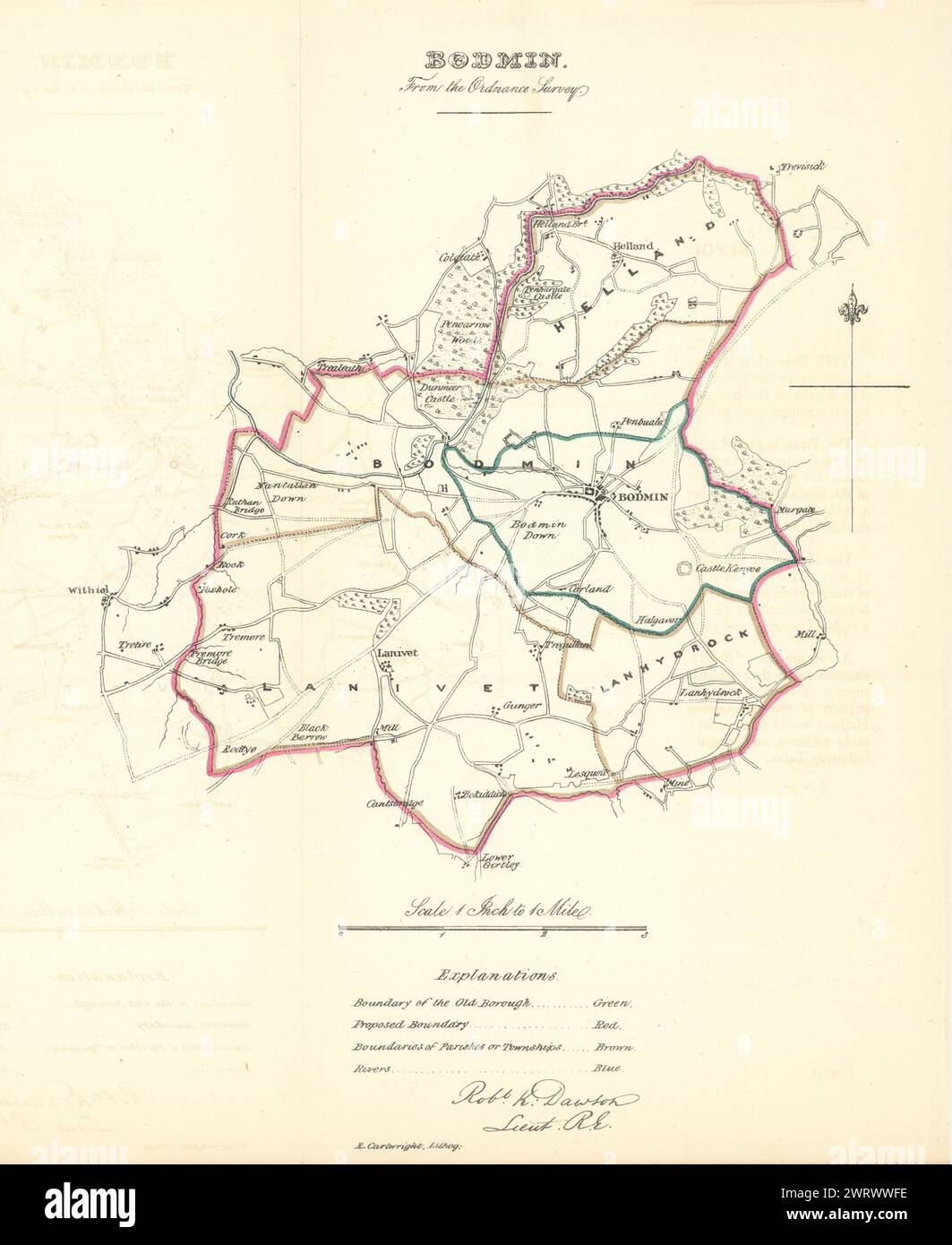 1832 reform act map hi-res stock photography and images - Alamy