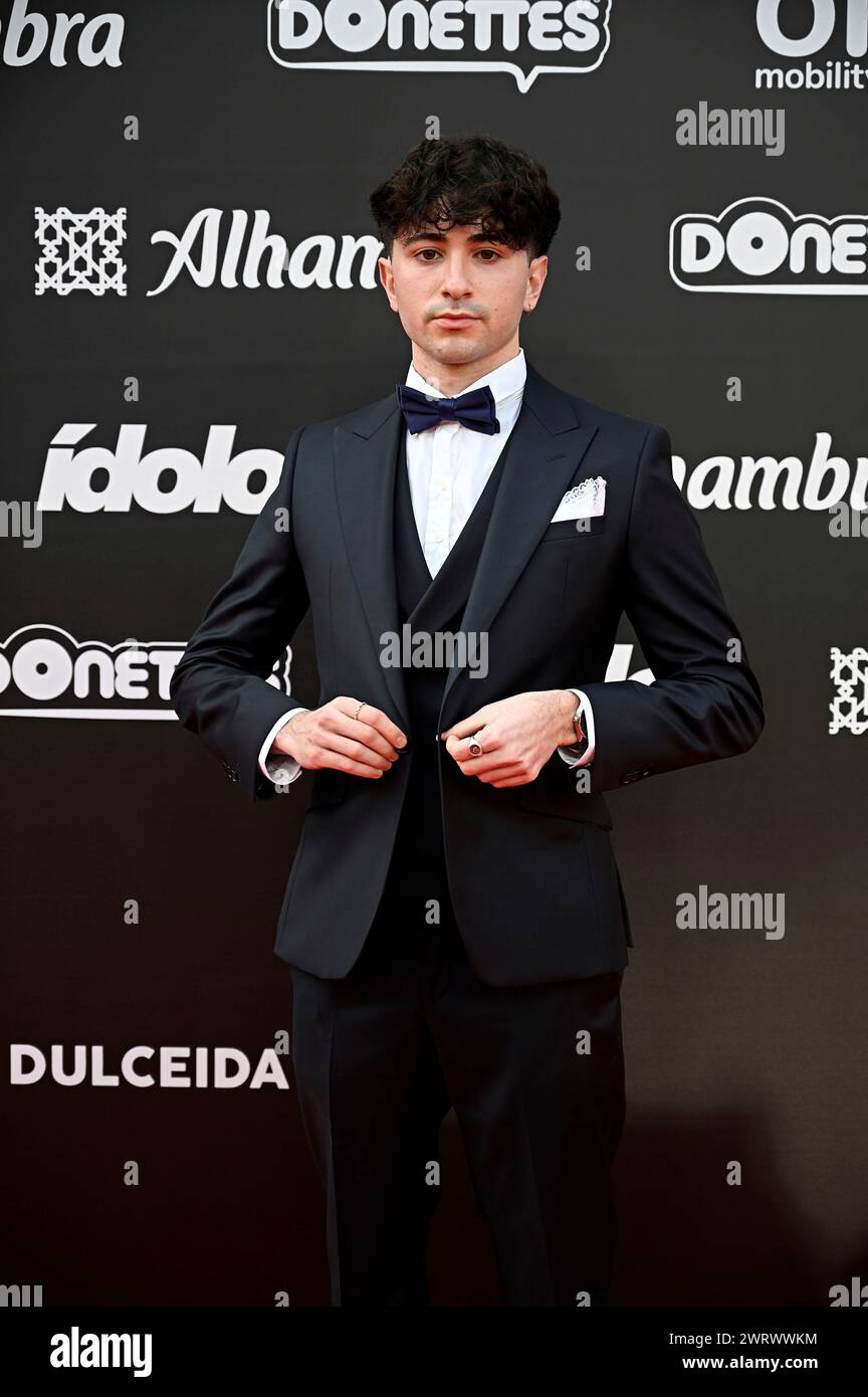 Influencer Yunimat poses at the photocall of the 'Idol Awards 2024' at ...