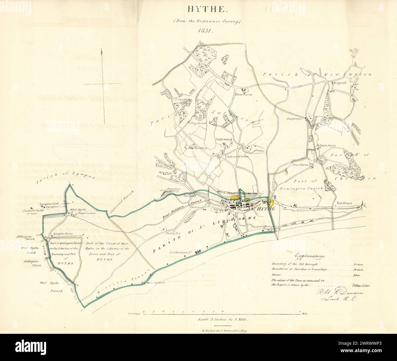 1832 reform act map hi-res stock photography and images - Alamy