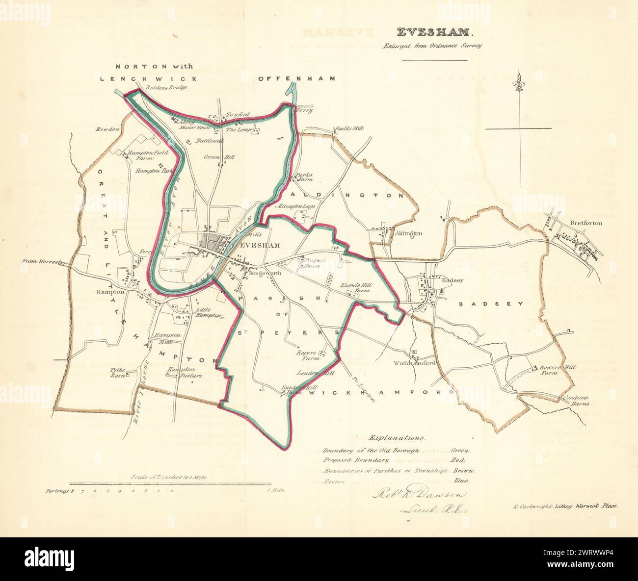 1832 reform act map hi-res stock photography and images - Alamy