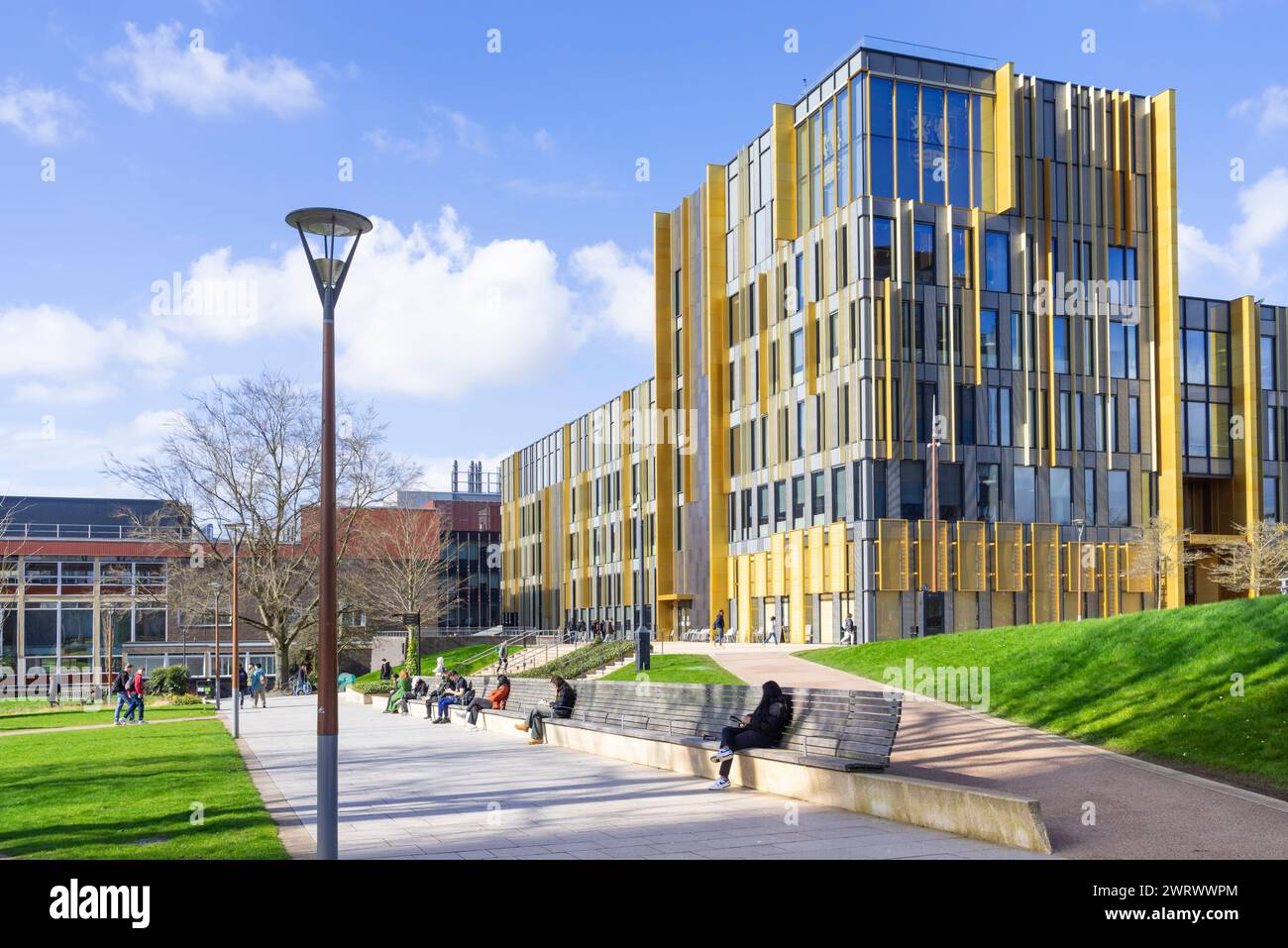 University of Birmingham University Campus Main Library building ...