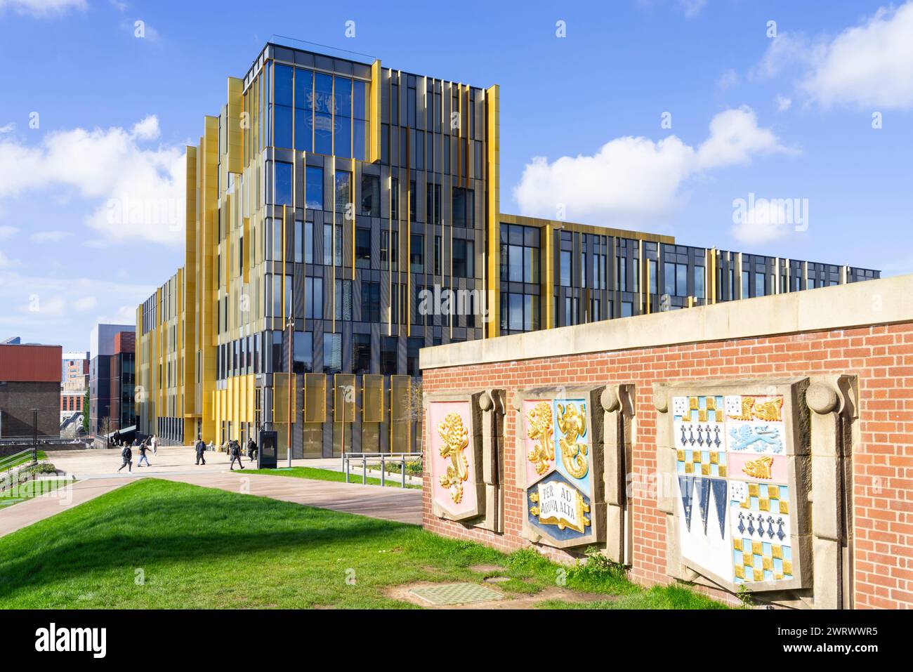 University of Birmingham University Campus Main Library building ...