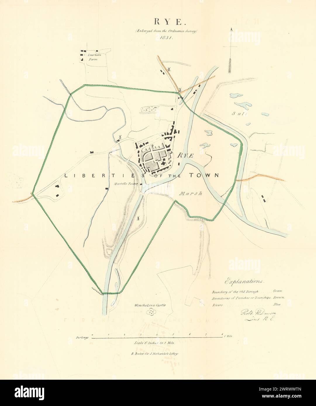 1832 reform act map hi-res stock photography and images - Alamy