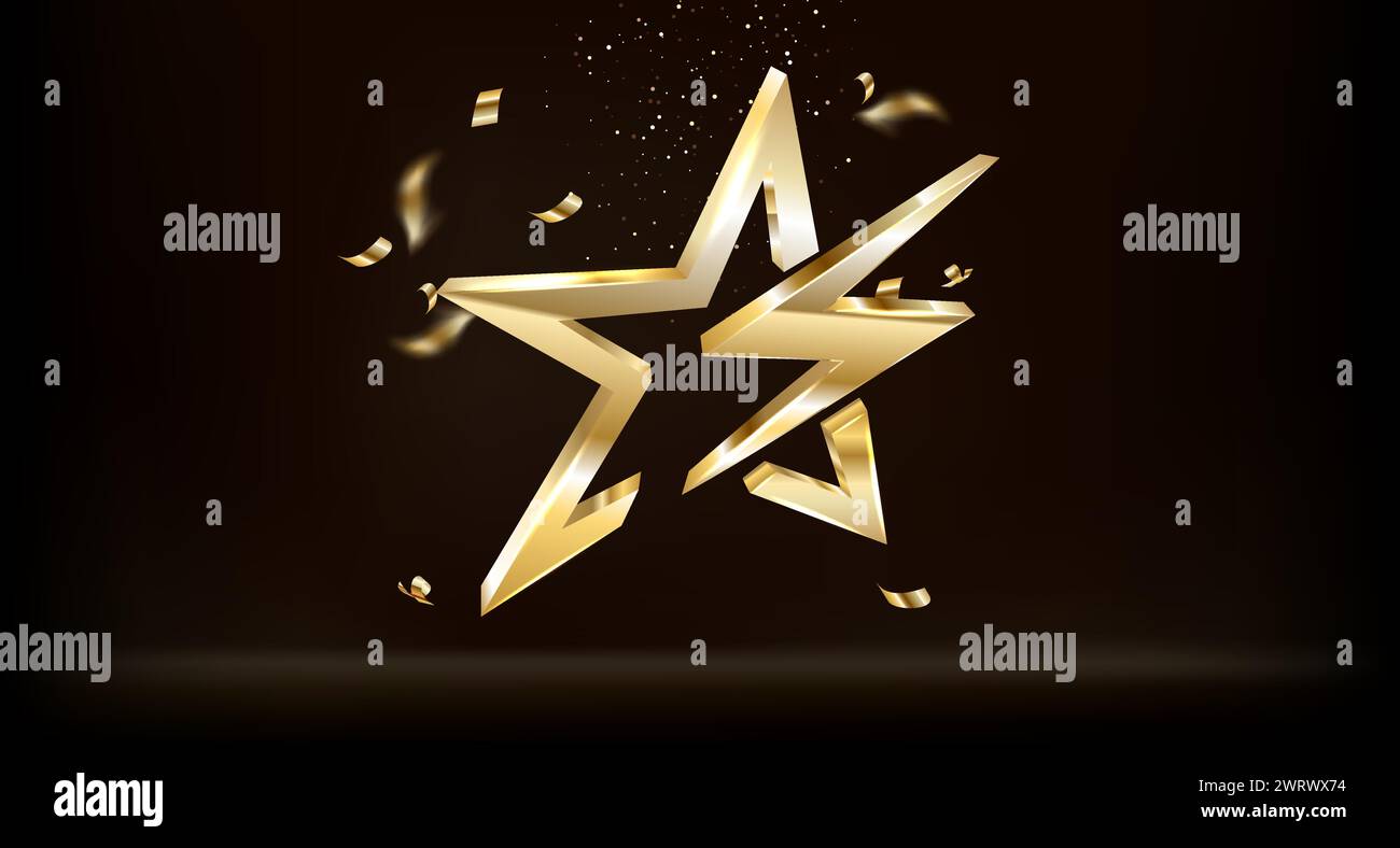 Lightning symbol 3d golden sign hi-res stock photography and images - Alamy