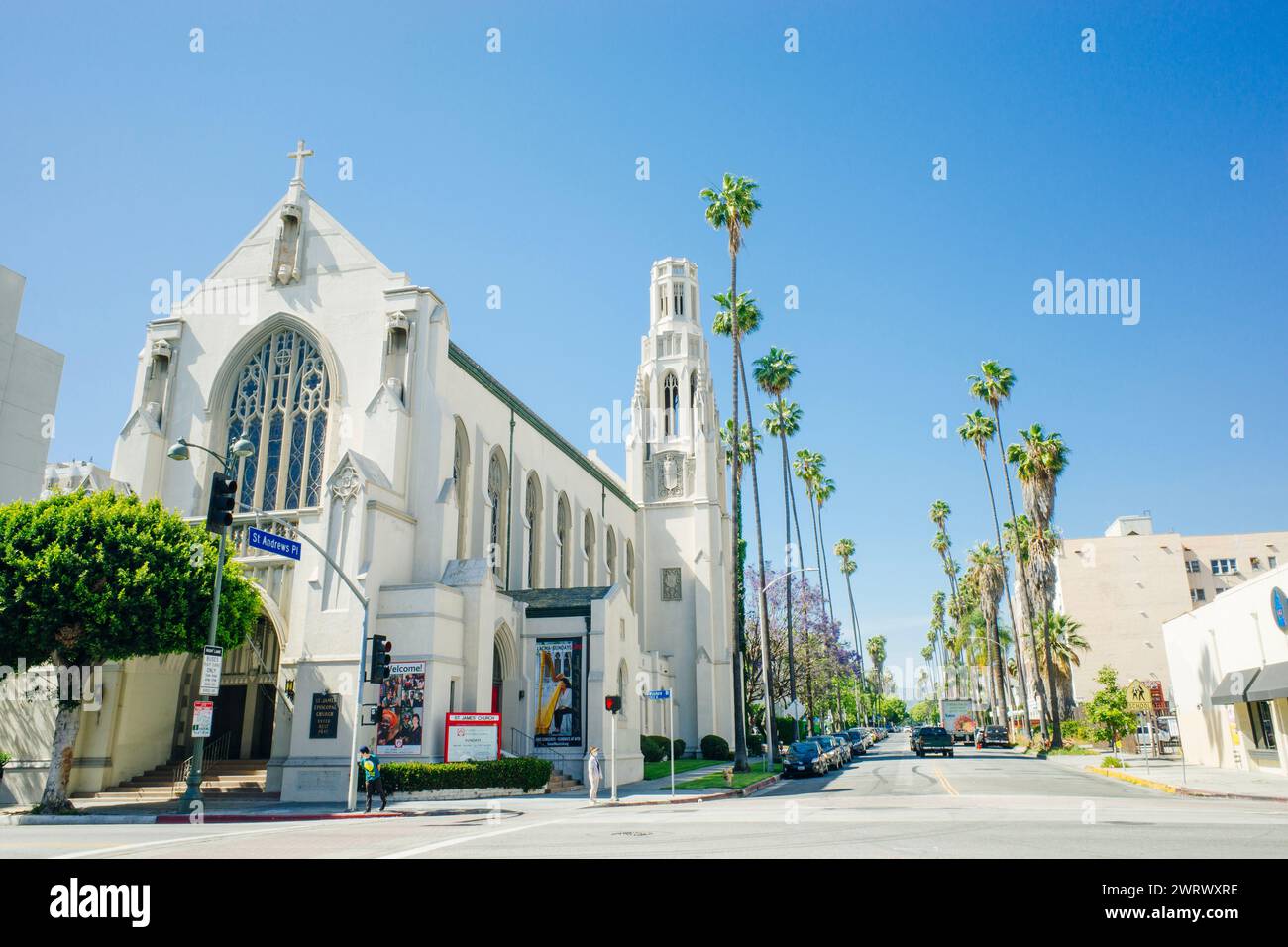 Religious School Wilshire Boulevard Temple in los angeles, usa - mar ...