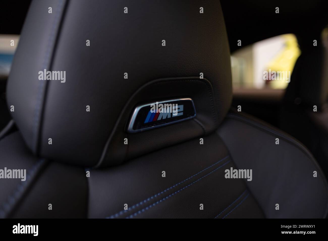 badge logo, brand BMW M2 all-electric car German manufacturer BMW AG ...