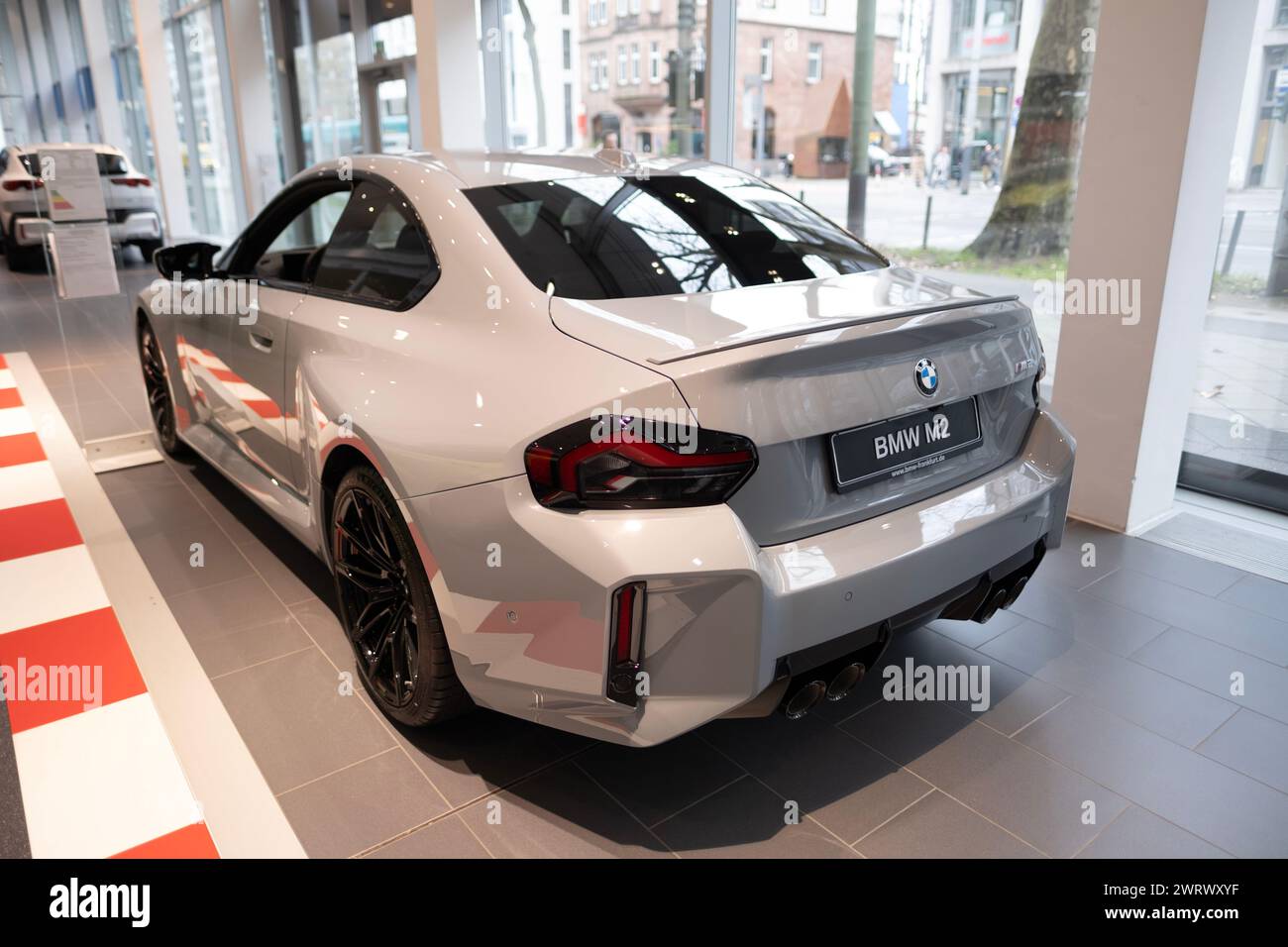 white BMW M2 all-electric car German manufacturer BMW AG, Powerful ...