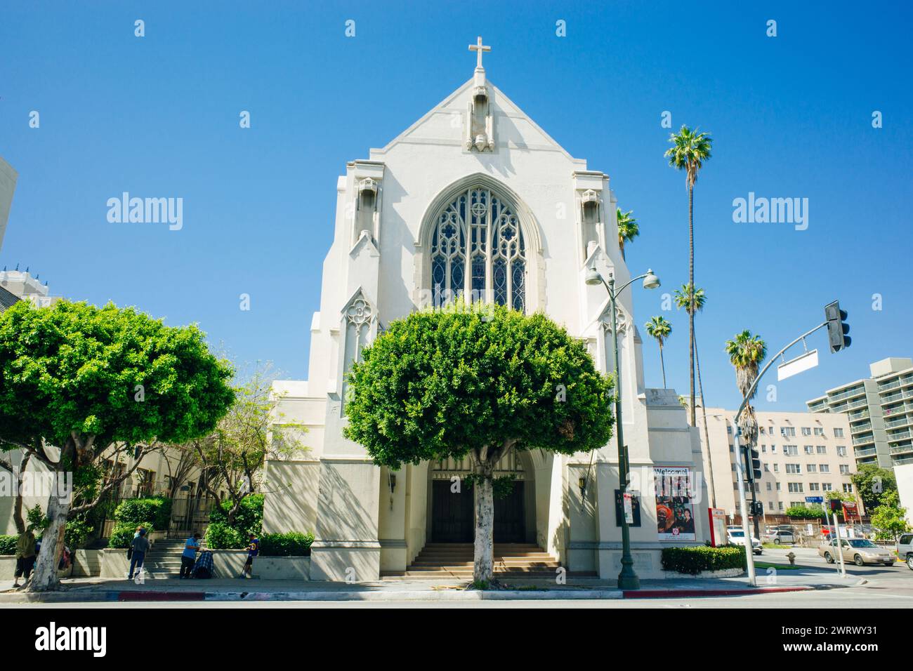 Religious School Wilshire Boulevard Temple in los angeles, usa - mar ...