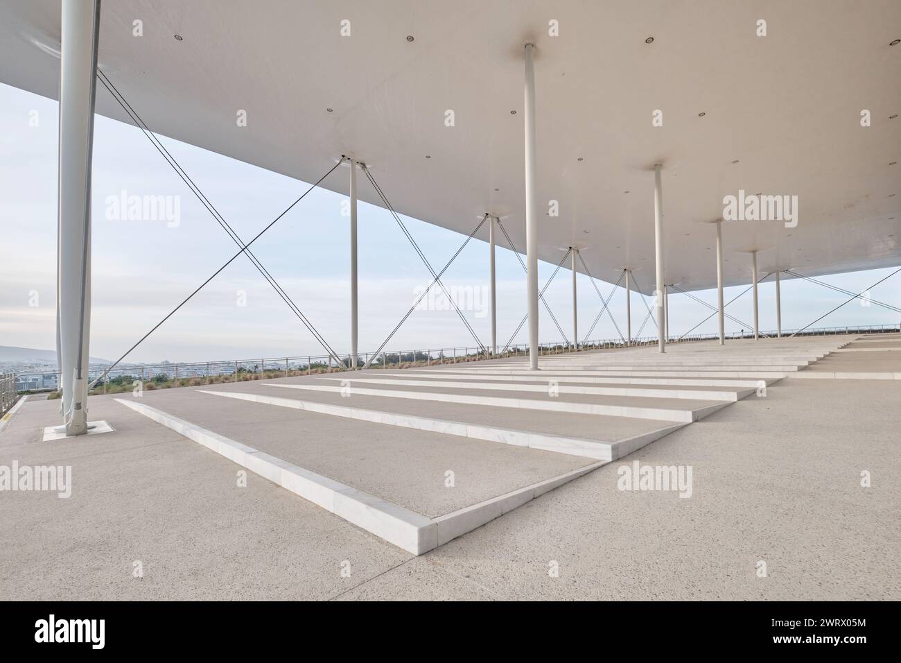Athens, Greece - March 03, 2024: Architectural details of Stavros ...
