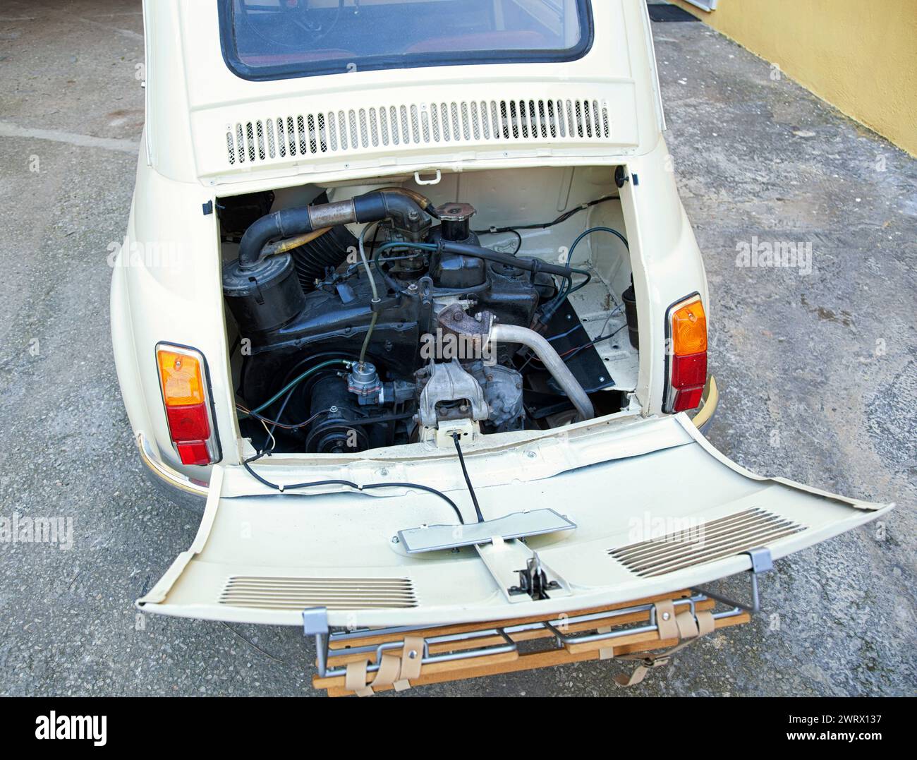 Florence, Italy - January 12, 2012: Fiat 500 was one of the most ...