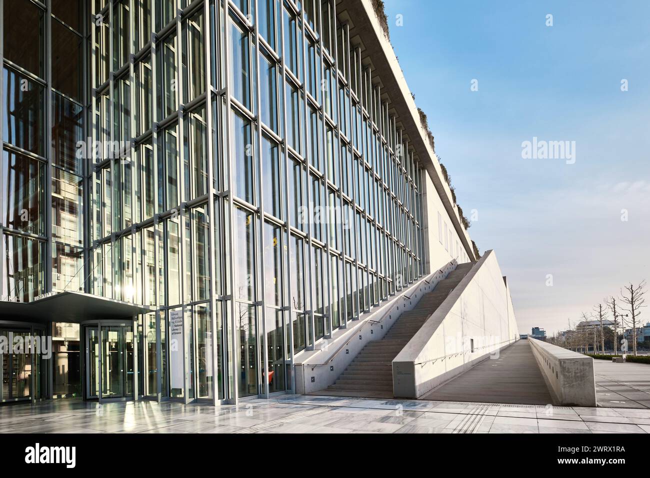 Athens, Greece - March 03, 2024: Architectural details of Stavros ...