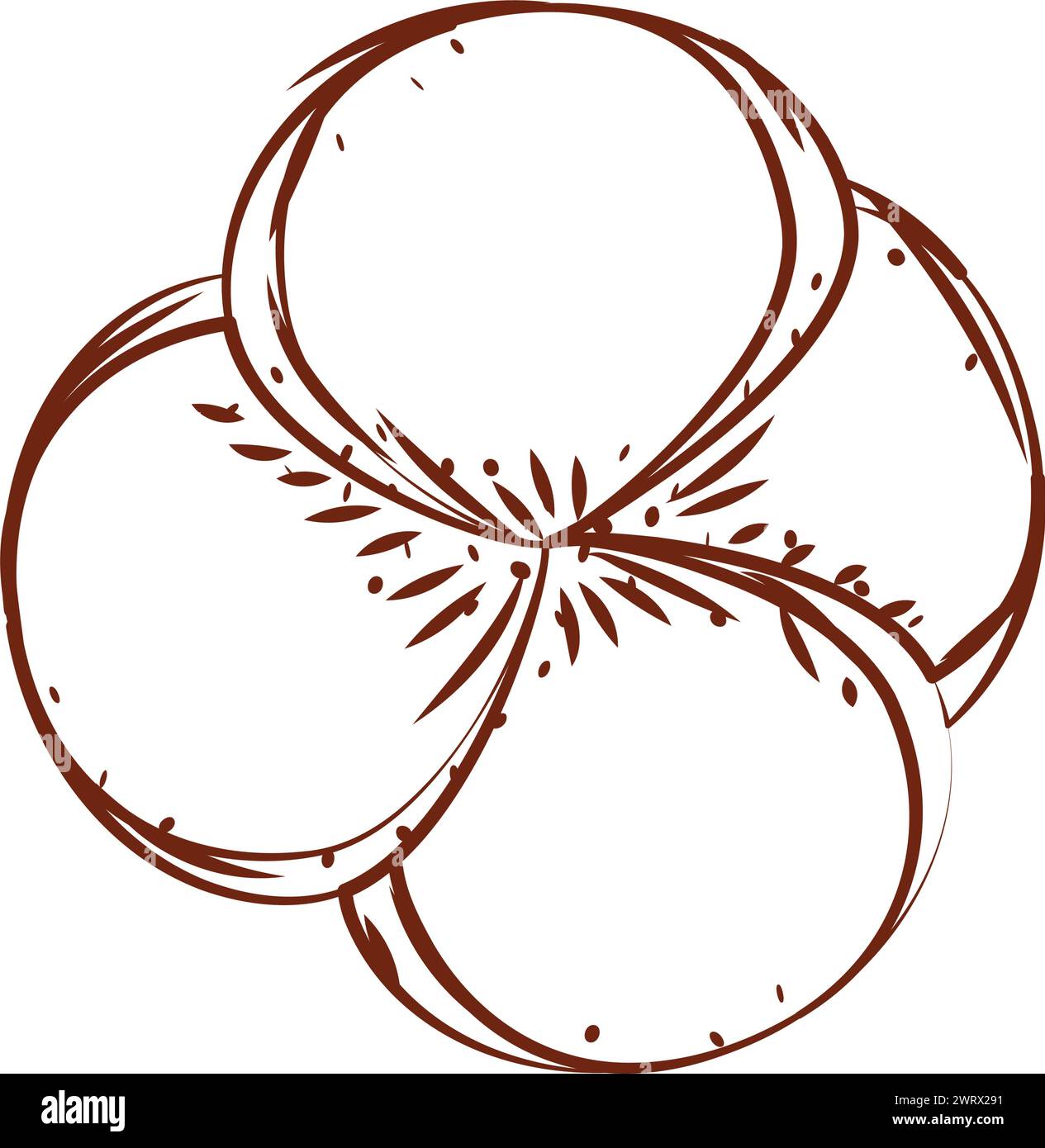 Flower sketch icon Sprimg season Vector Stock Vector Image & Art - Alamy