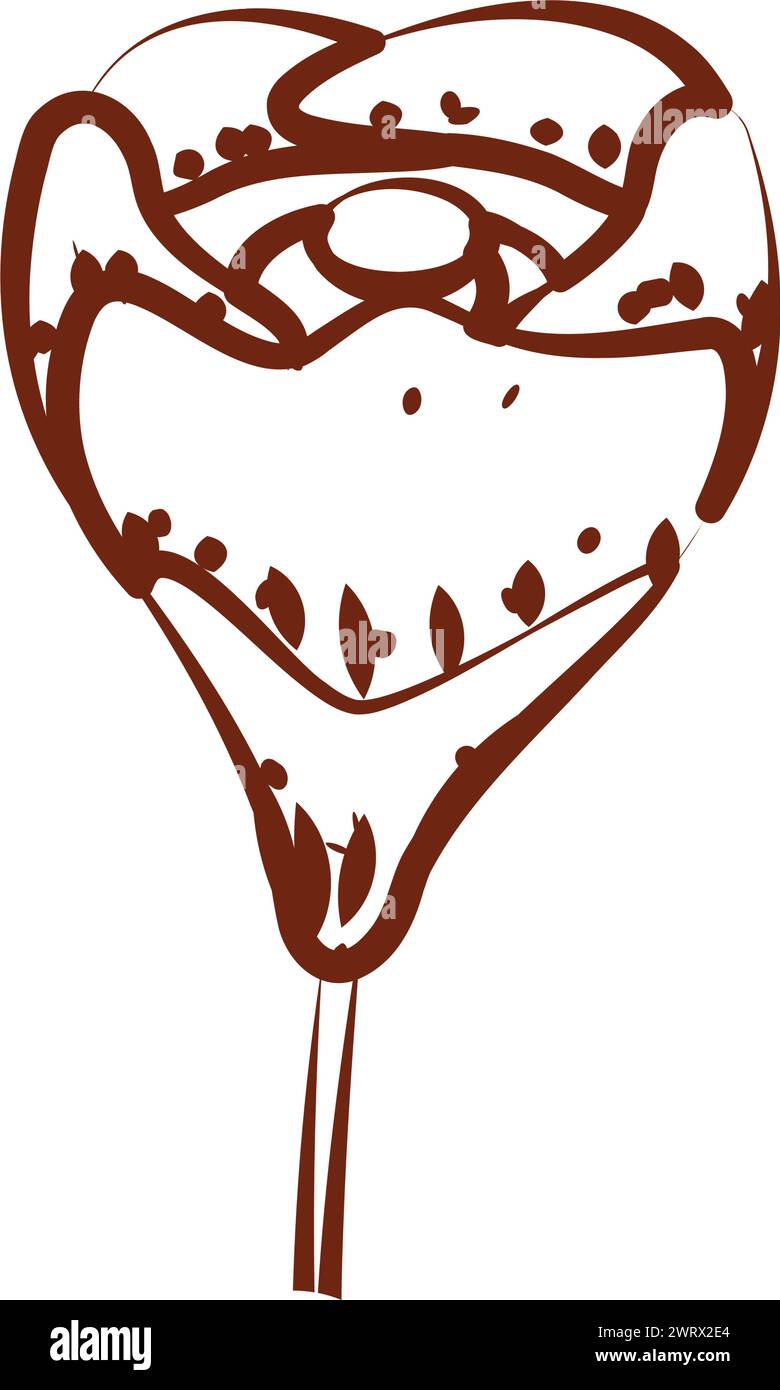 Flower sketch icon Sprimg season Vector Stock Vector Image & Art - Alamy