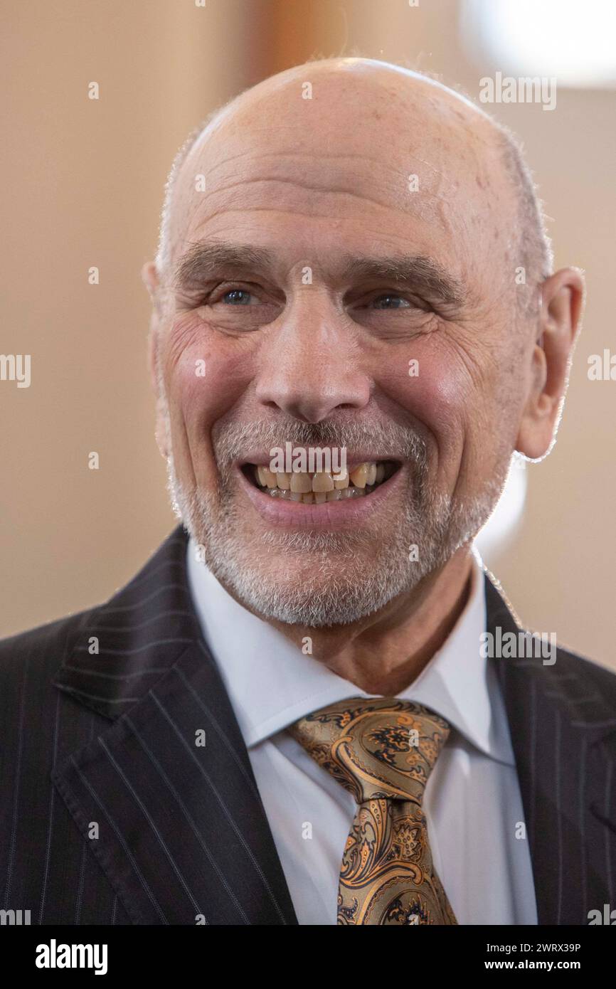 14 March 2024, Hesse, Frankfurt/M.: The American physician Dennis L ...