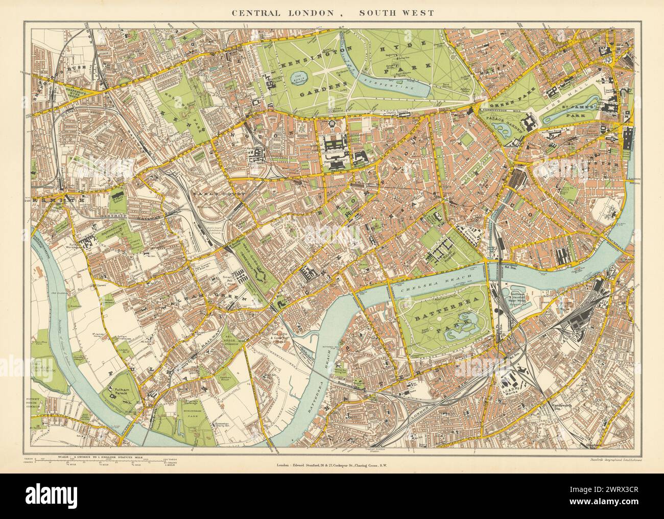 Kensington and chelsea map hi-res stock photography and images - Alamy