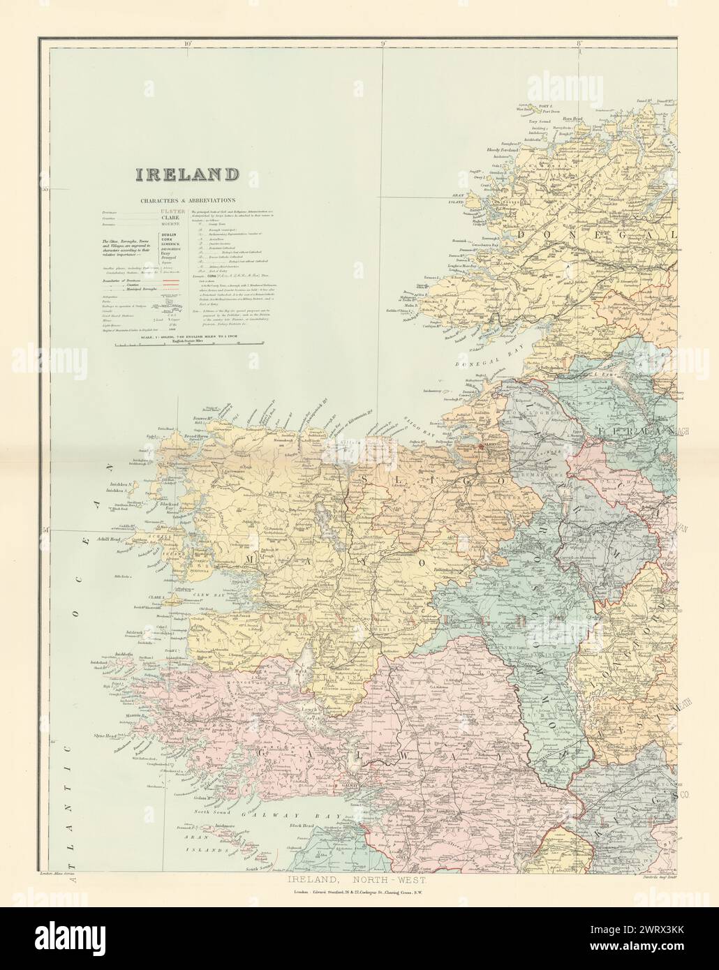 Map of roscommon hi-res stock photography and images - Alamy