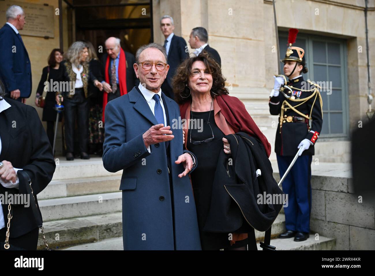 Paris, France. 14th Mar, 2024. Bertrand Delanoe, former Mayor of Paris ...