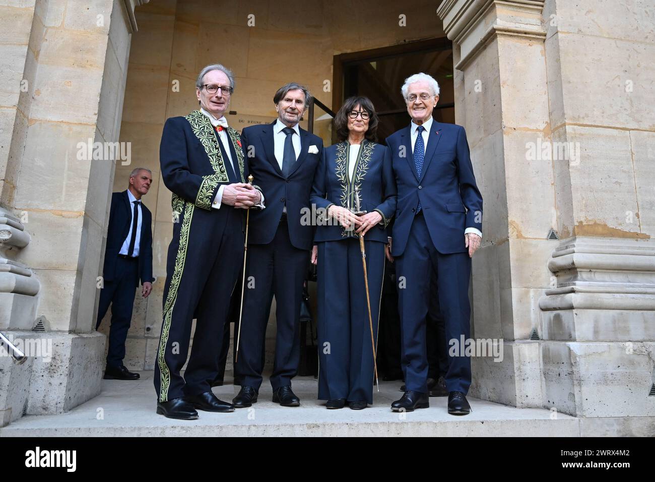 Paris, France. 14th Mar, 2024. Members of Academie Francaise Jean-Luc ...