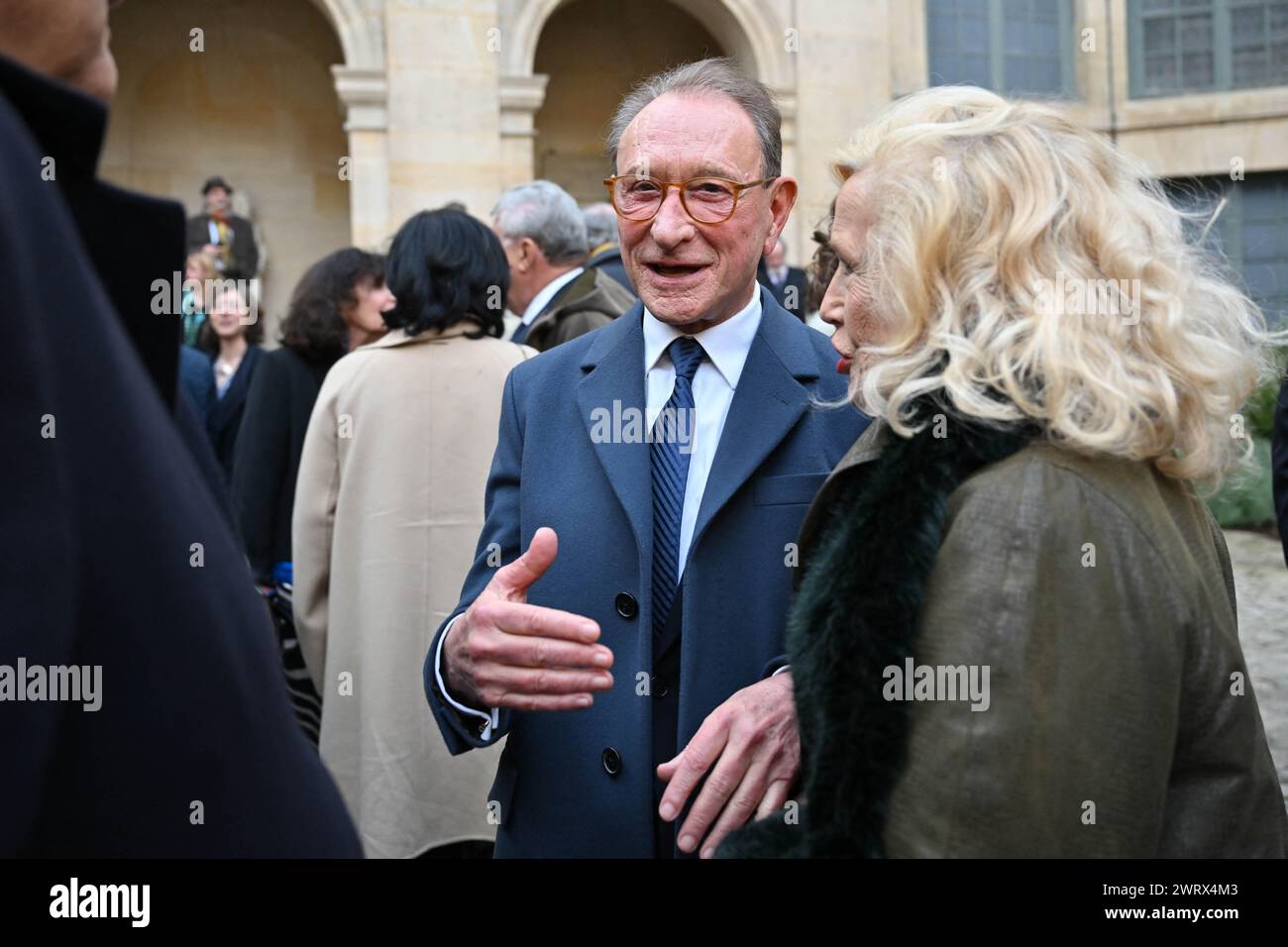 Paris, France. 14th Mar, 2024. Bertrand Delanoe, former Mayor of Paris ...