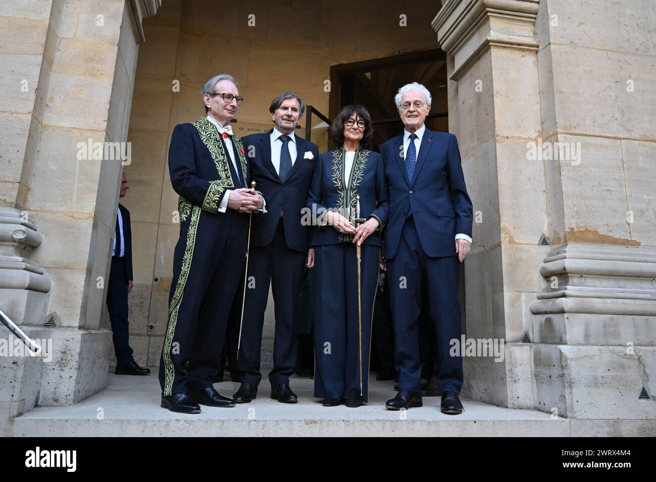 Paris, France. 14th Mar, 2024. Members of Academie Francaise Jean-Luc ...