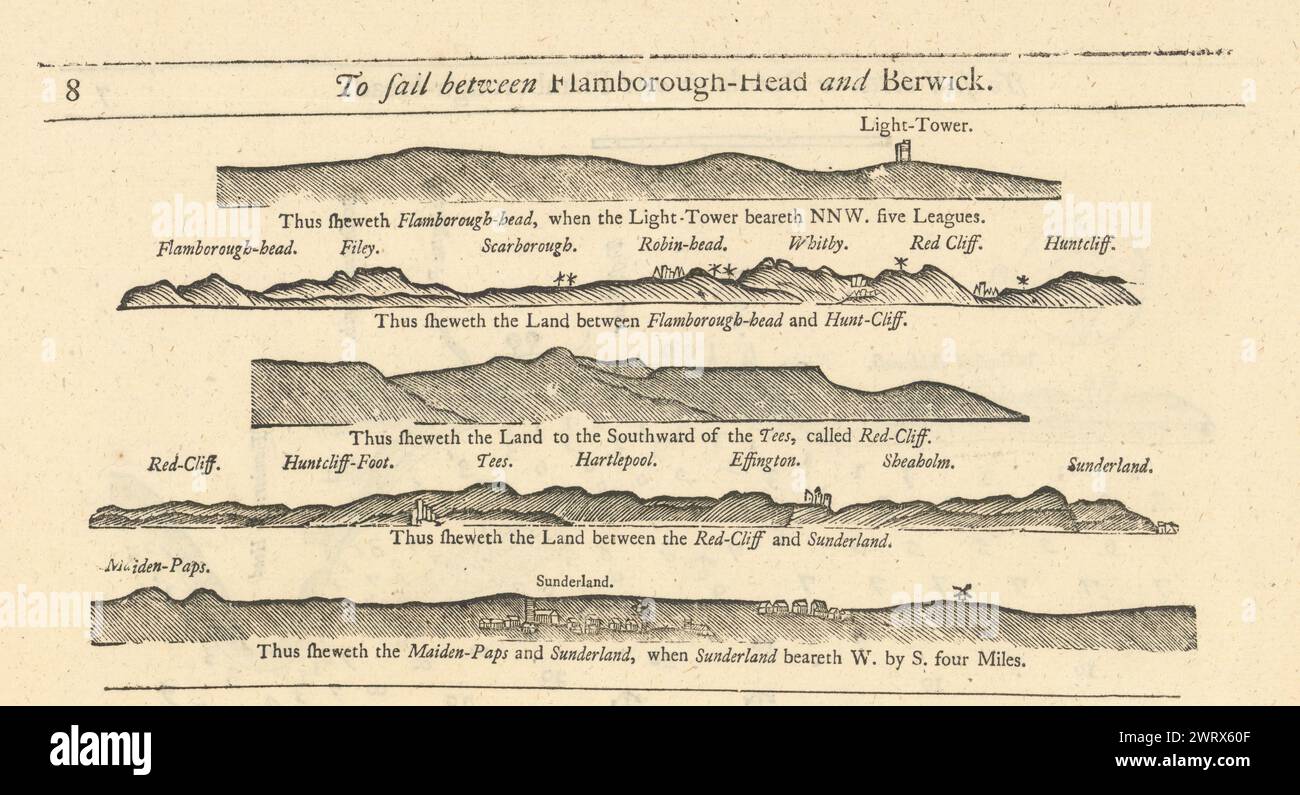 Yorkshire Durham coast profile Sunderland Hartlepool Filey MOUNT & PAGE ...