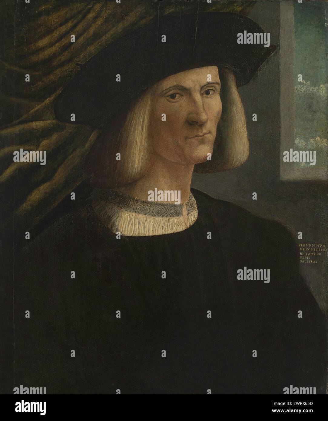 Renaissance portrait of an Italian gentleman (c. 1510). Displayed at ...