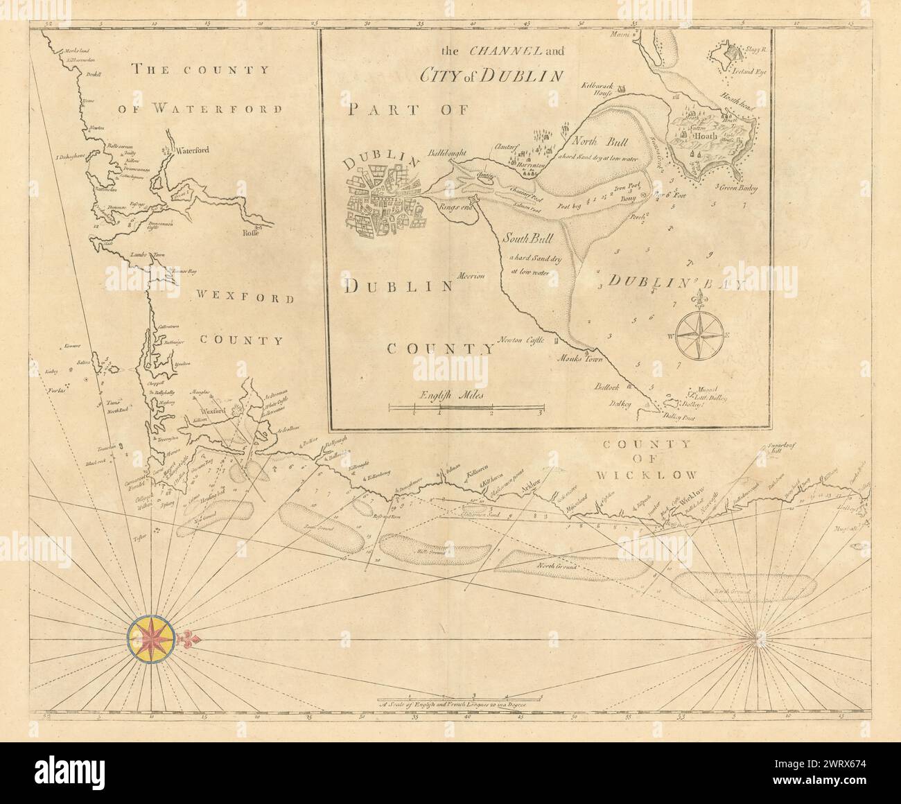 Coast of Waterford, Wexford & Wicklow, and Dublin Bay. MOUNT & PAGE ...
