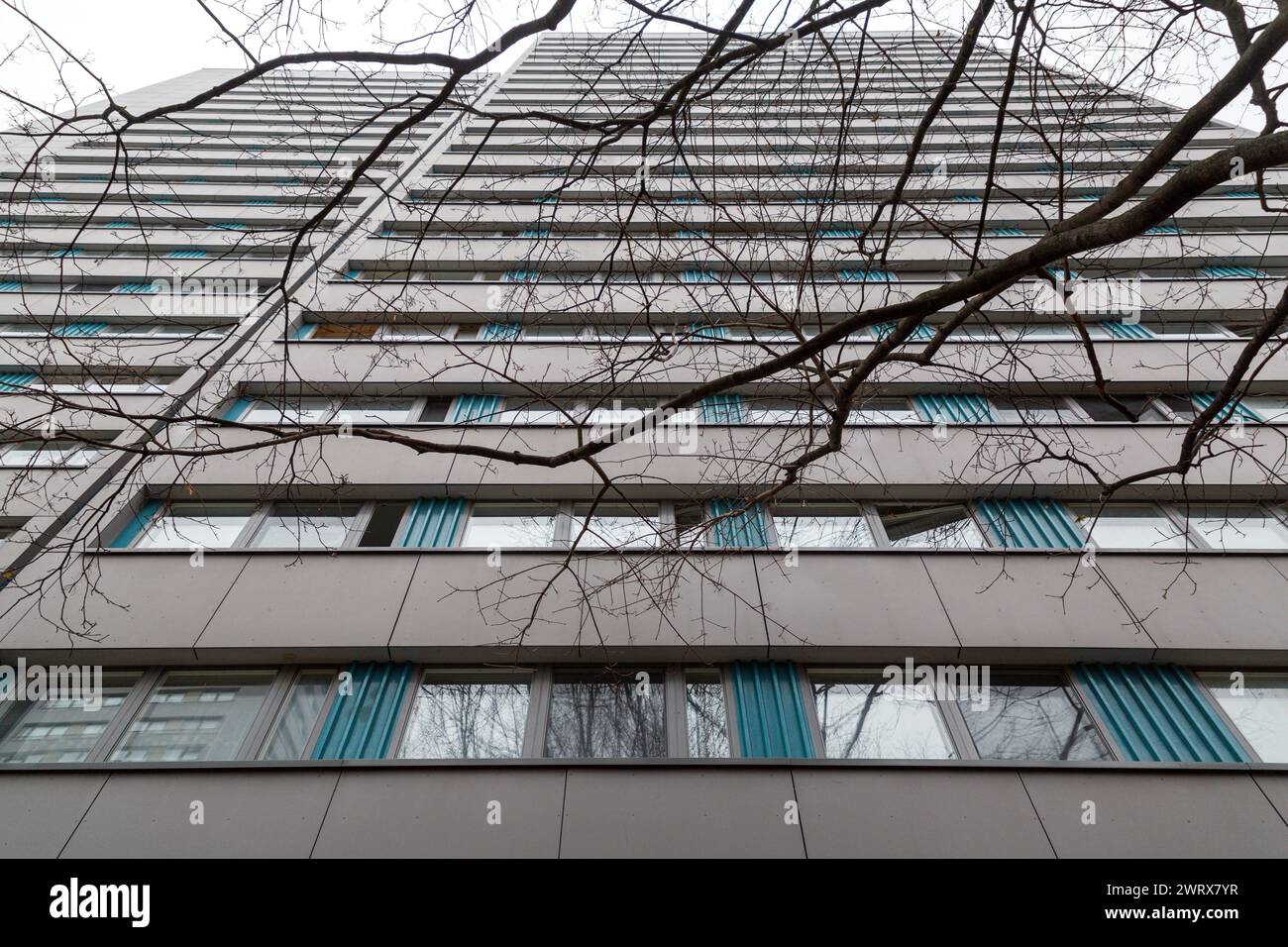 Modern buildings and contemporary architecture in the streets of Berlin ...