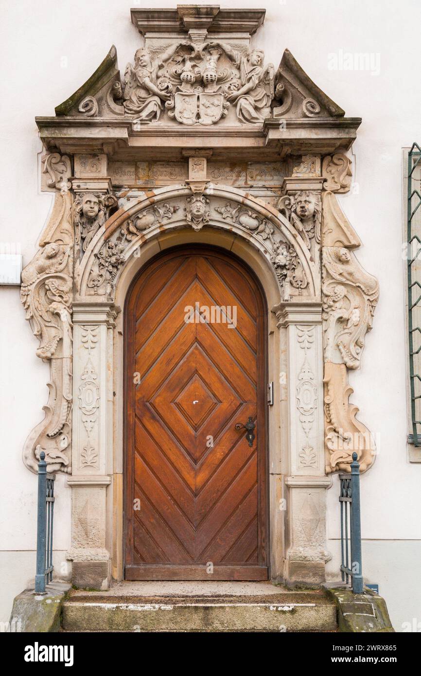 Old and beautiful ornate door, classic architectural detail Stock Photo ...