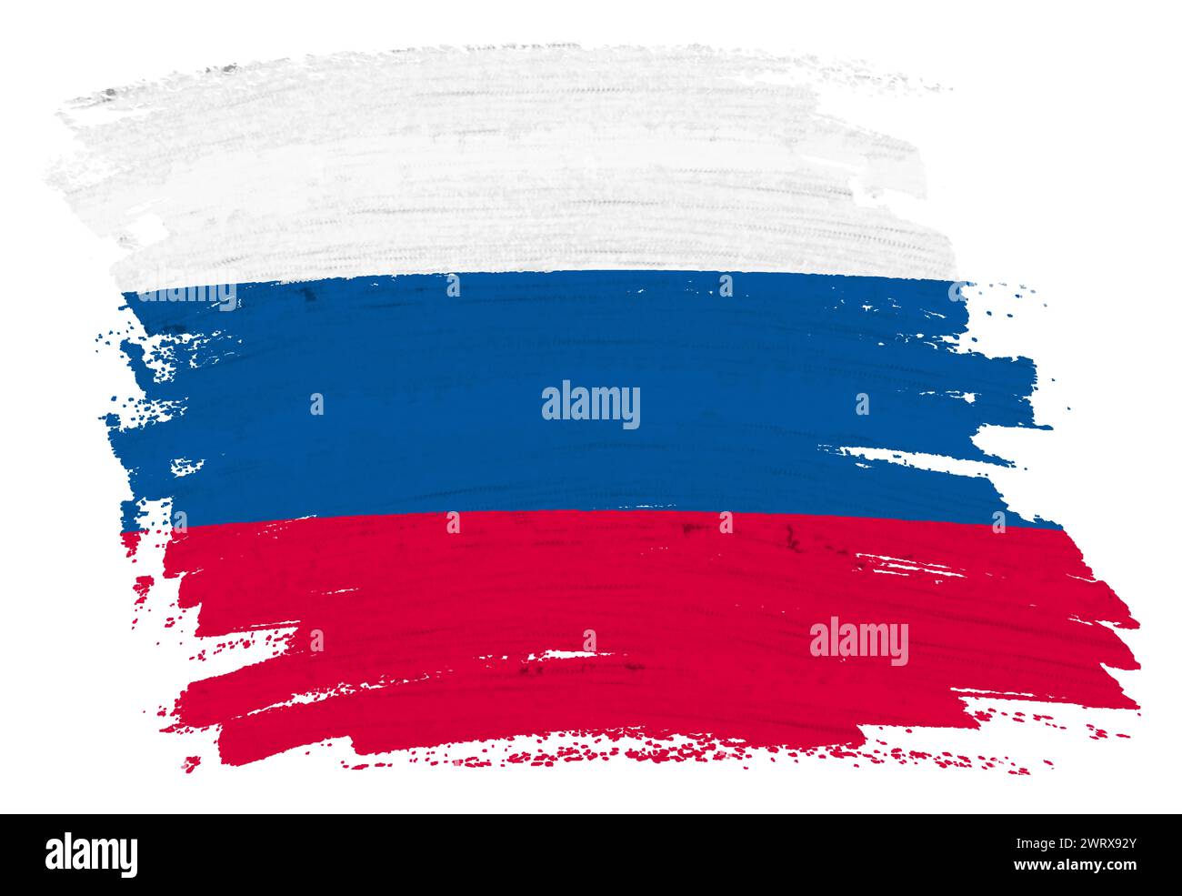 Russia flag background paint splash brushstroke Stock Photo - Alamy