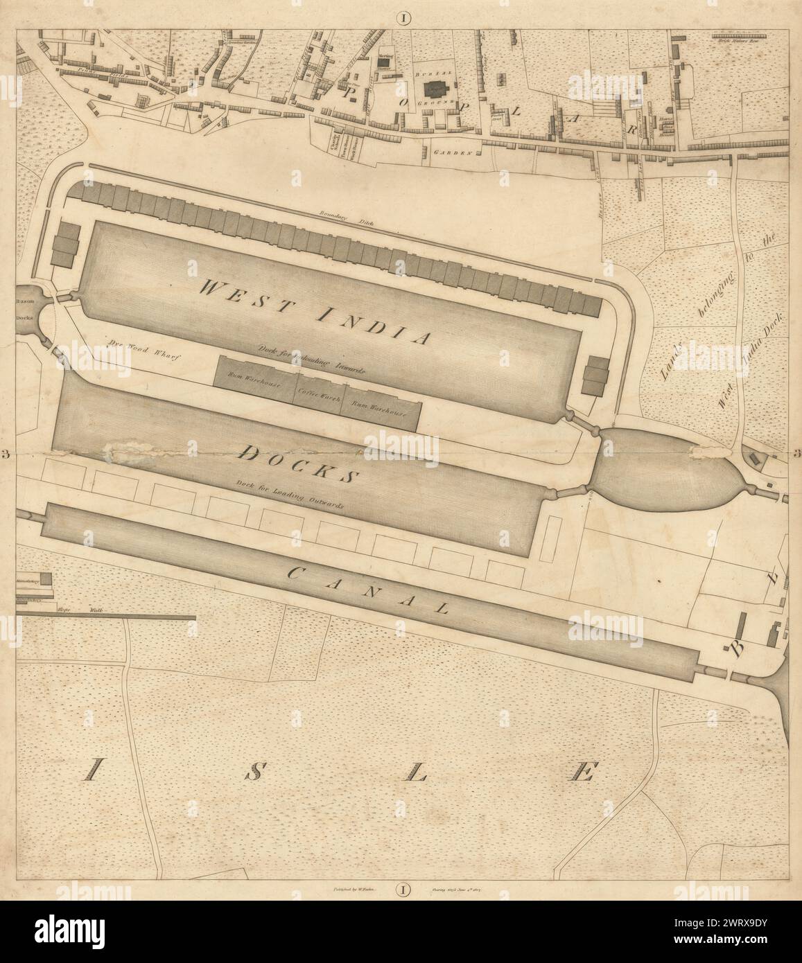 Map of poplar hi-res stock photography and images - Alamy