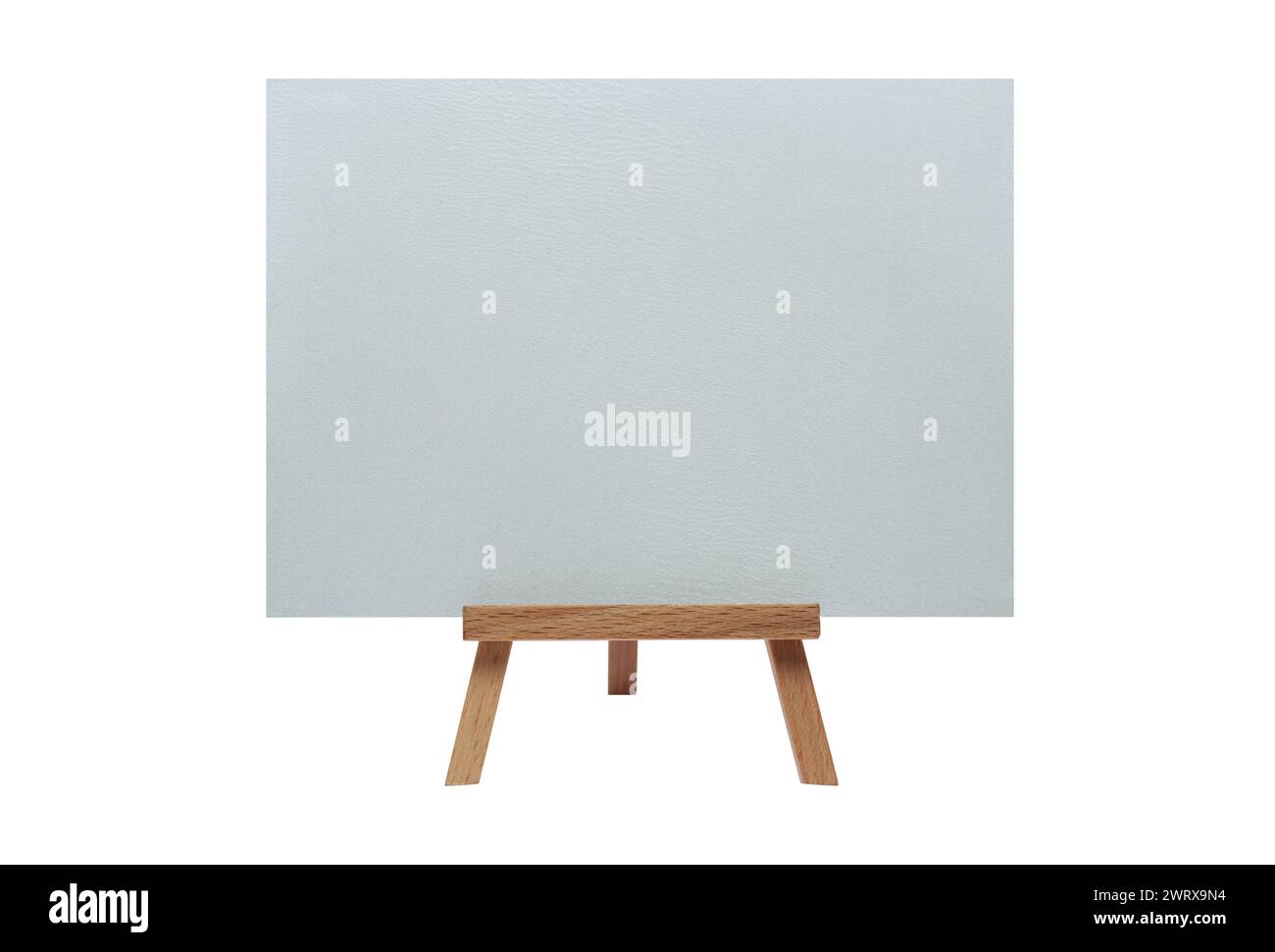 Clean canvas on an easel on an isolated white background Stock Photo ...