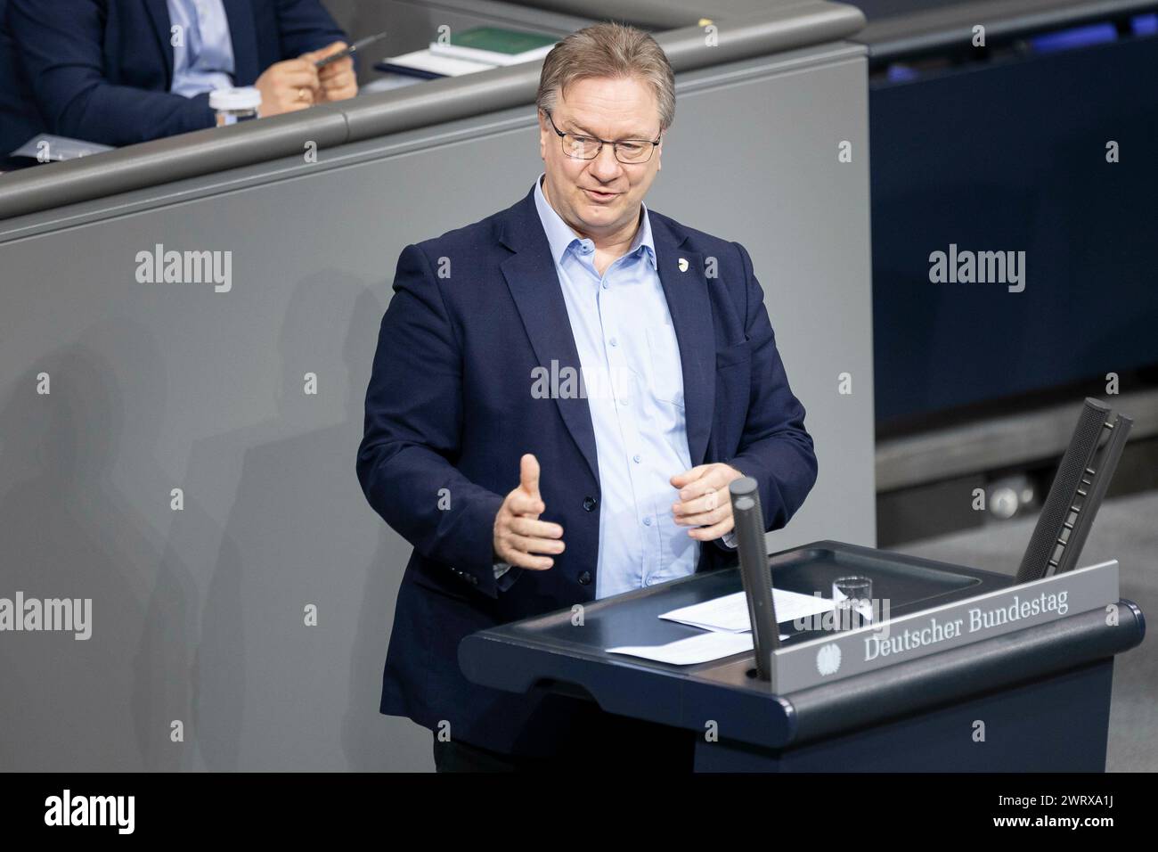 Berlin, Deutschland. 14th Mar, 2024. Ralph Lenkert, member of the ...