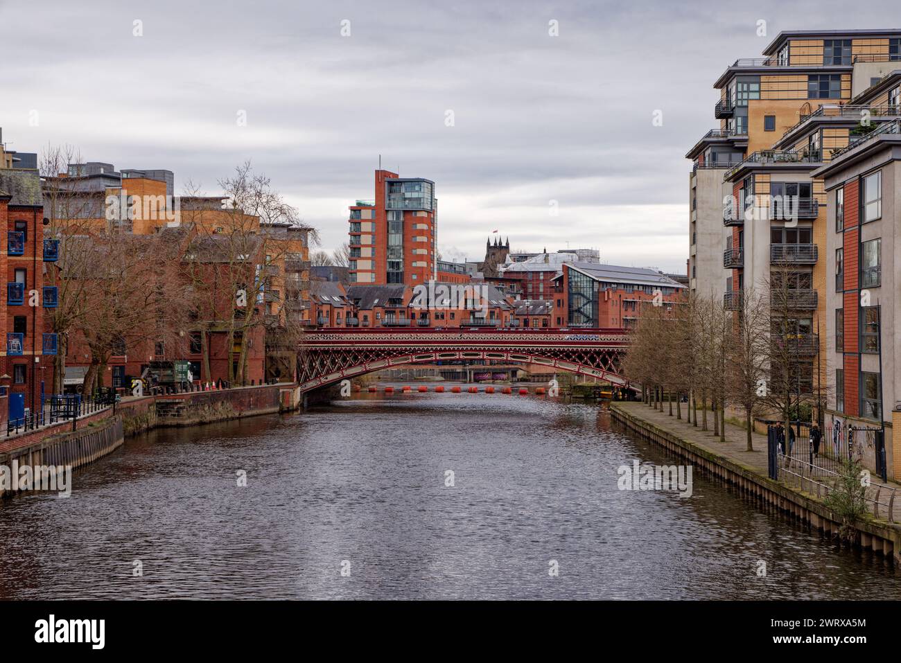 River Aire at Leeds, Yorkshire Stock Photo - Alamy