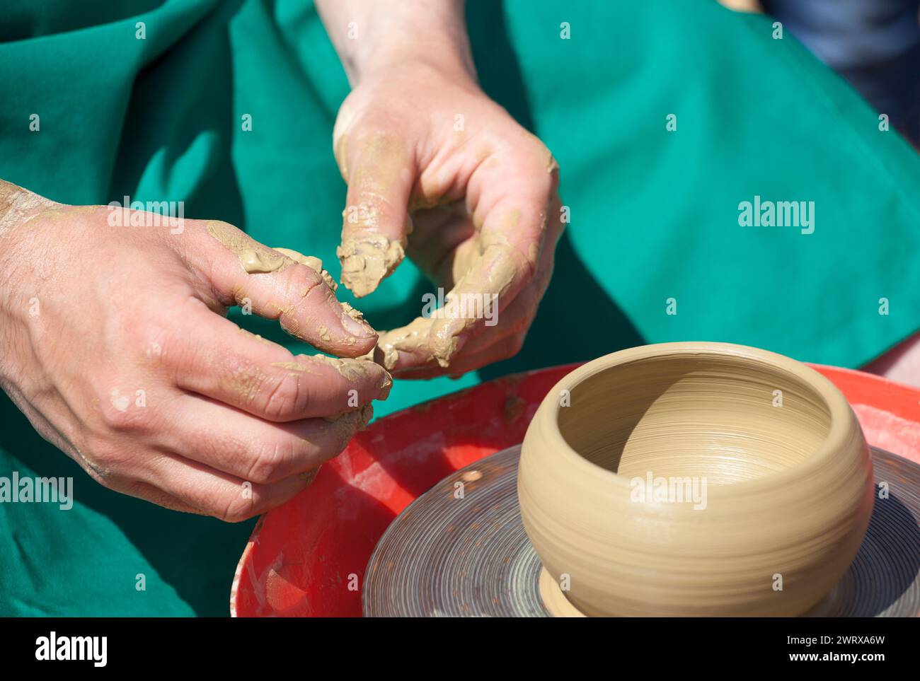 Creation of man from clay hi-res stock photography and images - Alamy