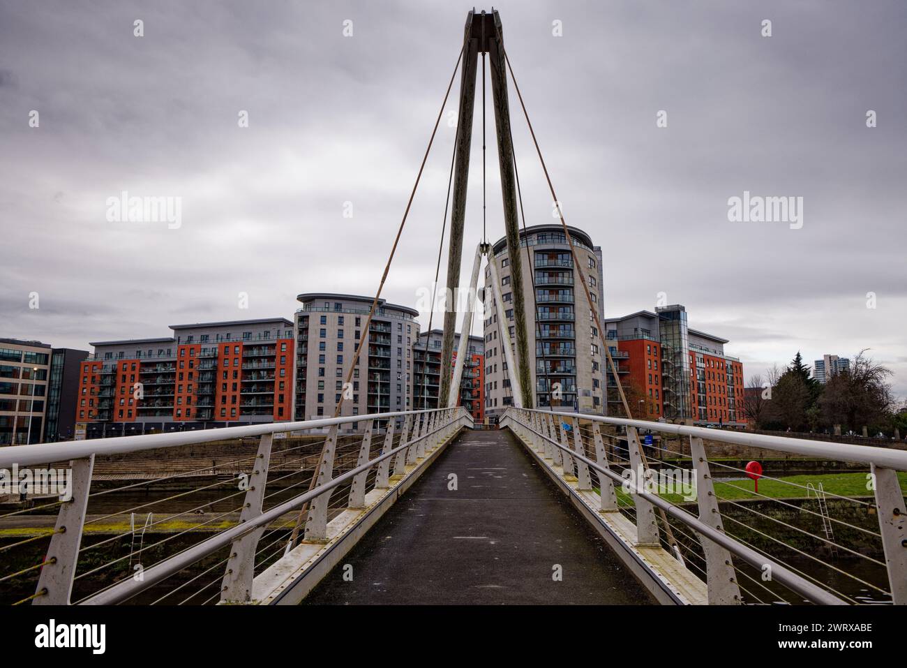 Knights Way Bridge, Leeds, Yorkshire Stock Photo - Alamy
