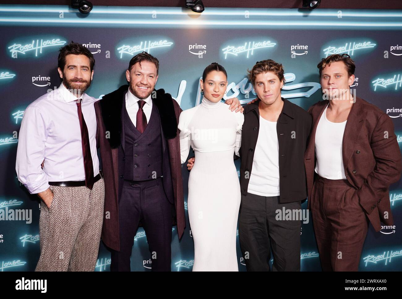 (left to right) Jake Gyllenhaal, Conor McGregor, Daniela Melchior ...