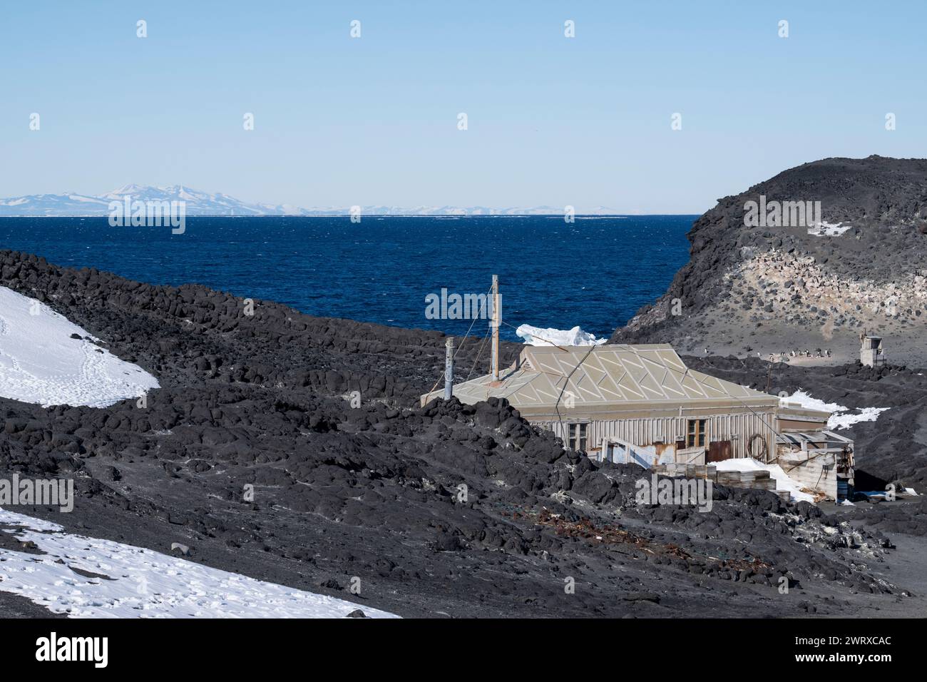 Antarctica, Ross Sea, Ross Island, Cape Royds. Shackleton's Hut, used ...