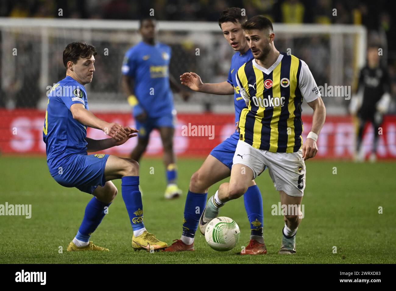 Istanbul, Turkey. 14th Mar, 2024. Union's Nathan Huygevelde and ...