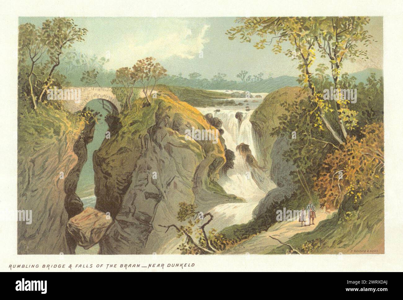 Braan rumbling bridge hi-res stock photography and images - Alamy