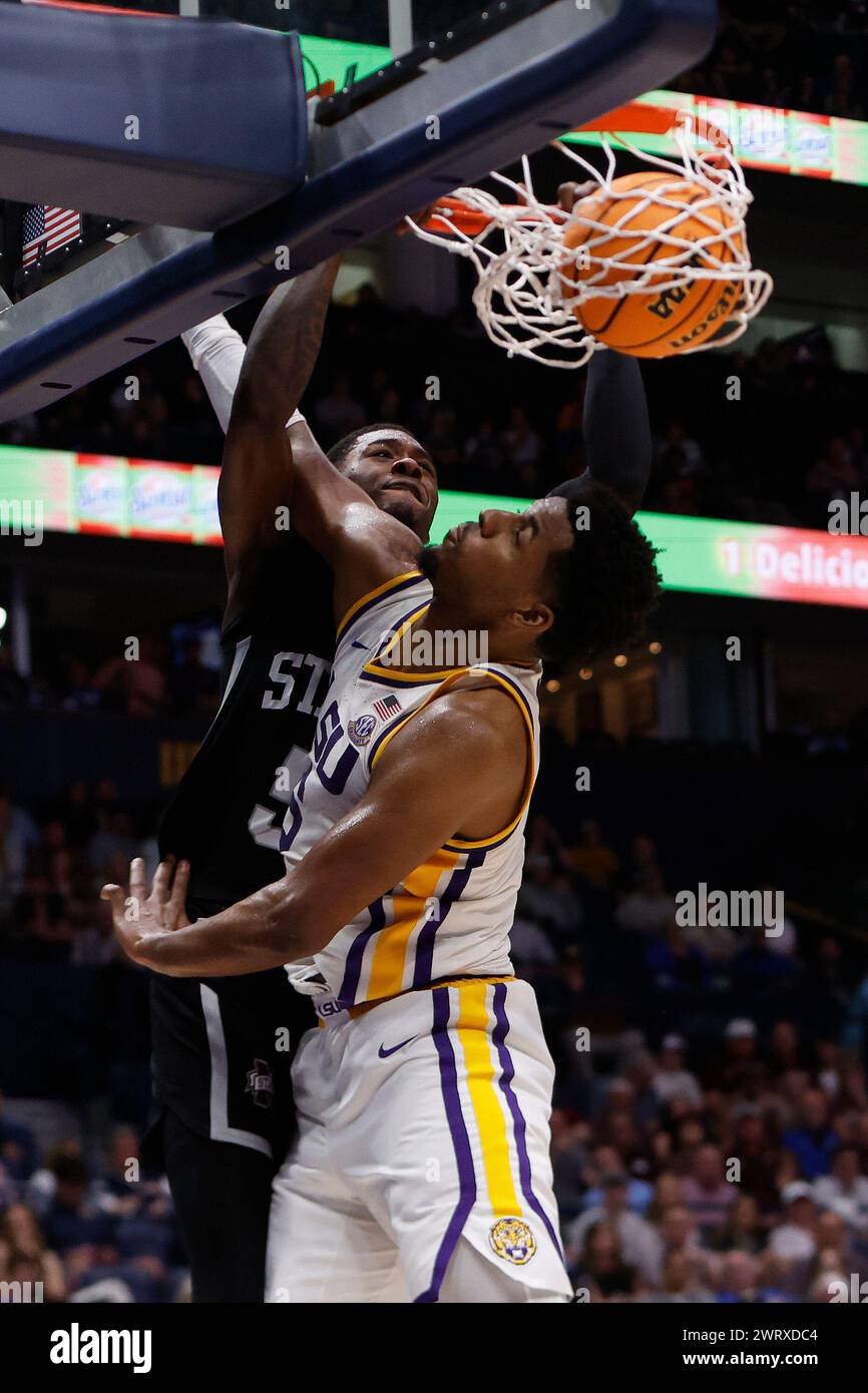 /NASHVILLE, TN - MARCH 14: Mississippi State Bulldogs guard Shawn Jones ...