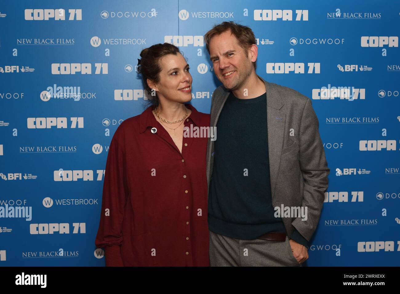 James Erskine director (right) Copa 71 film women's football 1971 ...