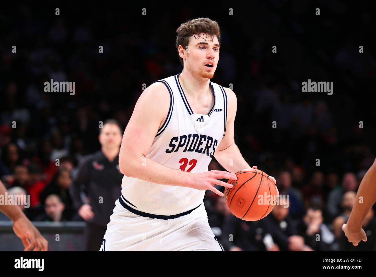 BROOKLYN, NY - MARCH 14: Neal Quinn #32 of the Richmond Spiders ...