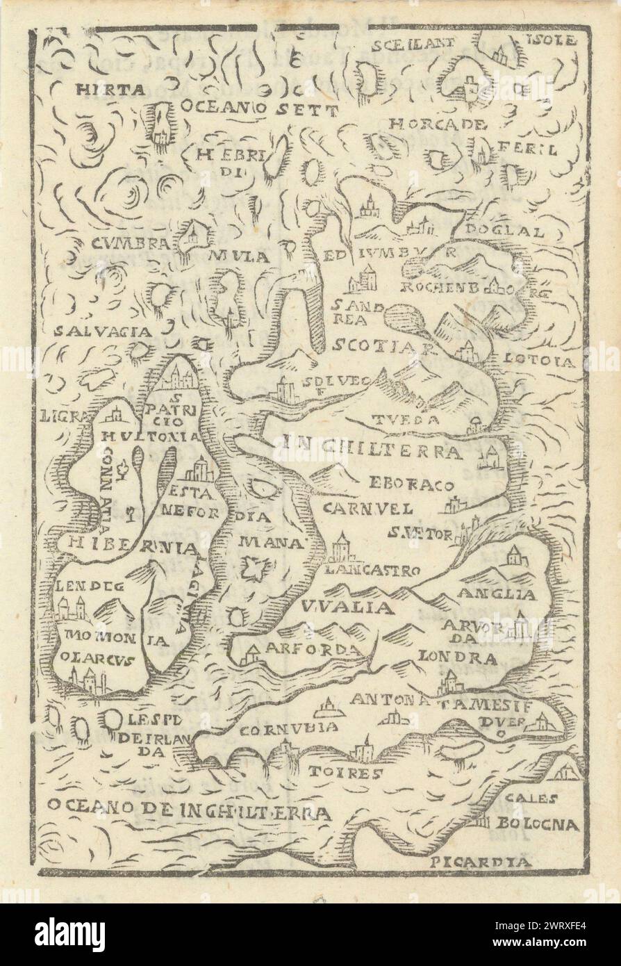 British map 17th hi-res stock photography and images - Alamy