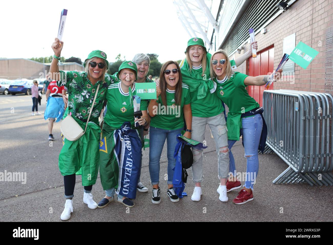 Fans Northern Ireland v Norway UEFA Women's Euro St Mary's Stadium ...