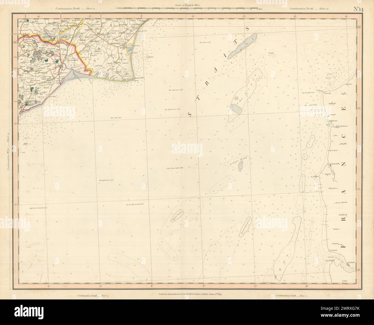Map of south east england kent hi-res stock photography and images - Alamy