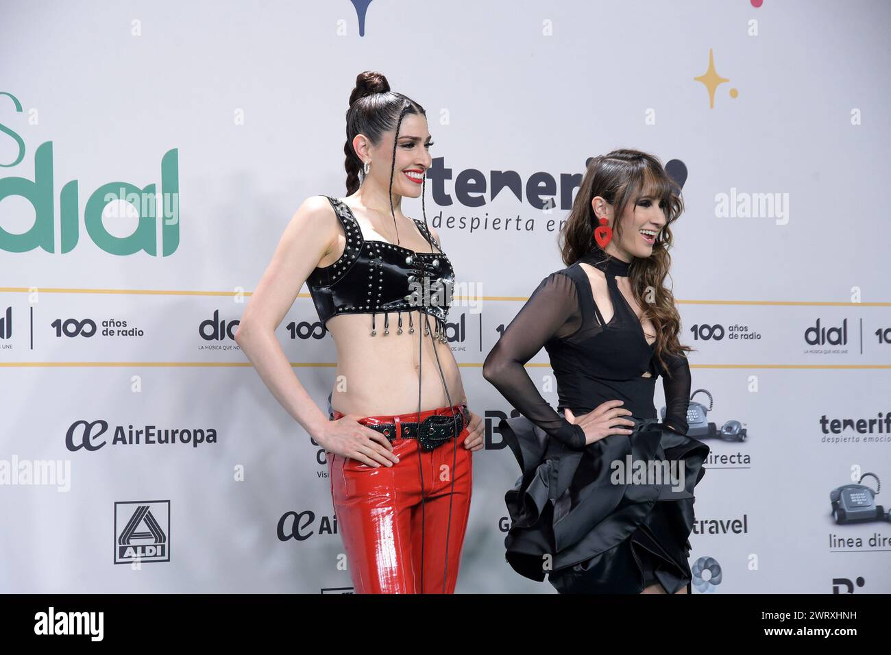 American pop-country duo Ha*ash formed by sisters Hanna Nicole (r) and ...