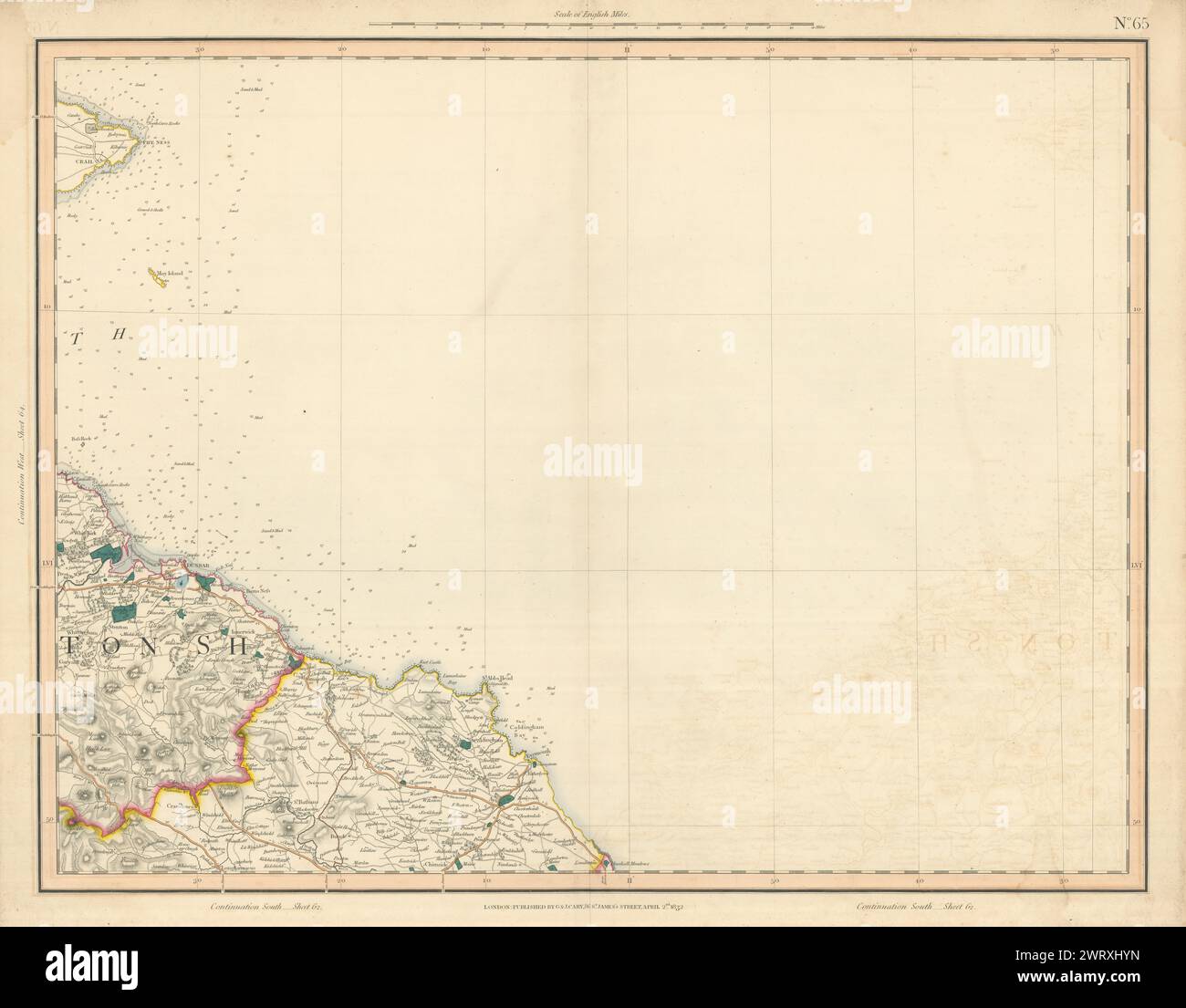 Berwickshire map hi-res stock photography and images - Alamy